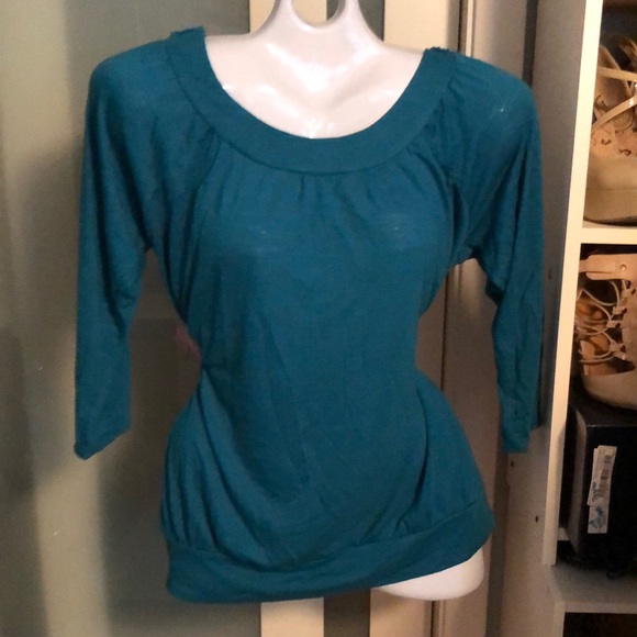 Allison Brittney | Tops | Bogo Allison Brittney Teal Blue Top | Poshmark